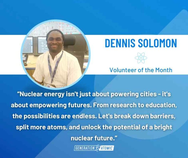 December’s Volunteer of The Month - Generation Atomic